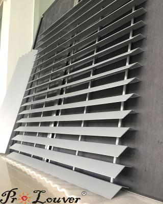 China Exterior louver, Privacy Louver Screen, Aluminum panel louver for sale
