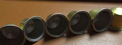 China Aluminium Made Nespresso Coffee Capsules for sale