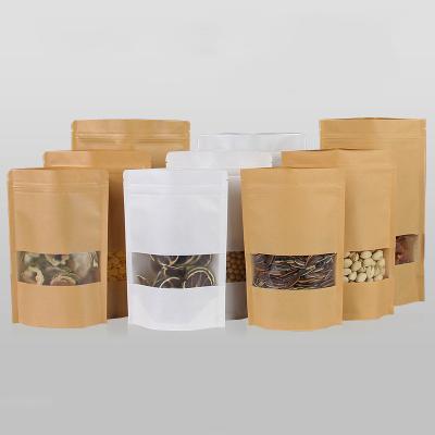 Cina Sacchetti di carta dell'alimento di Matt Laminated Ziplock White Kraft per l'imballaggio del caffè in vendita