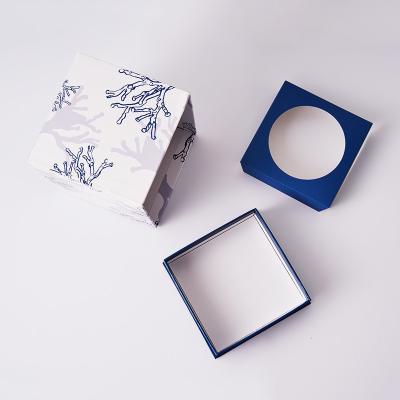 Cina Scatola su ordinazione della candela del CONTENITORE di REGALO del NUOVO di progettazione cartone bianco rigido di lusso di Logo Printed in vendita