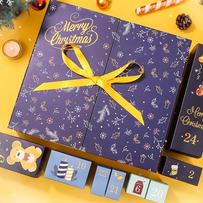Cina Il Natale del contenitore di carta di cartone ha riciclato i contenitori di regalo del calendario in vendita