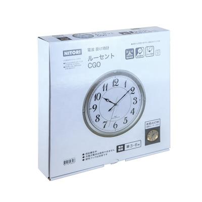 China Degradable Clock design Kraft Corrugated Mailers Packaging Box for sale