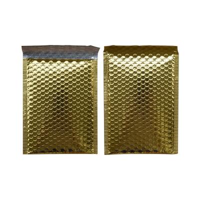 China OEM Holographic Bubble Mailers Aluminum Foil Mailers Colored air shipping Bubble Bag for sale