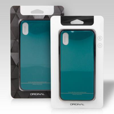 China Luxury Custom Logo Drawer Mobile Phone Case Packaging Box Rigid With Hook for sale