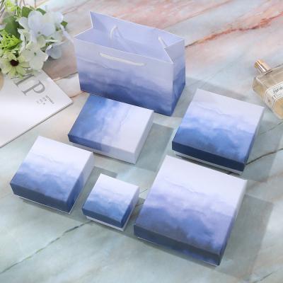 China Verpakkende Doos van gradiënt de Kleurrijke Juwelen voor Halsbandoorringen Te koop