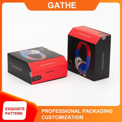 China C1S Art Paper Electronics Packaging Box Foldable Fashion Design for sale