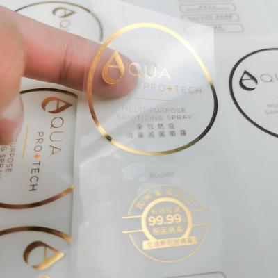 中国 透明な自己接着包装のステッカーは分類するデジタル水晶の] \ 販売のため