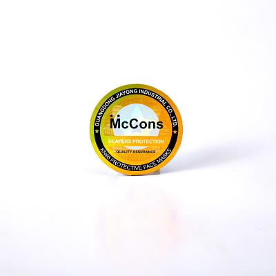 China Custom Made Business Round Sticker Labelsr CMYK 4 Color Offset Printing for sale