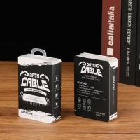 China Cable USB Electronic Product Data Cable Packaging Box PP Packaging Box With Handle for sale