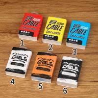 China Cable USB Electronic Product Data Cable Packaging Box PP Packaging Box With Handle for sale
