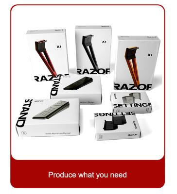 China Razor Packaging Lid And Base Box With Foam Tray Custom Size for sale
