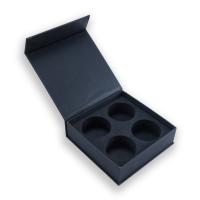 China Custom Logo Black Luxury Gift Boxes With EVA Cardboard Packaging Box for sale