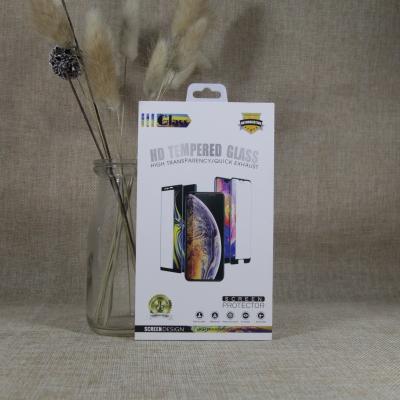 China High Quality Custom Coated Paper Box Phone Glass Screen Protector Packaging Box for sale