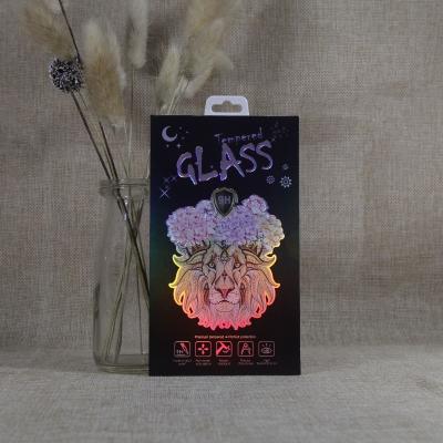 China High Quality Custom Coated Paper Box Phone Glass Screen Protector Packaging Box for sale