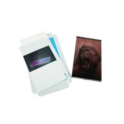 China Cell Phone Screen Protector Coated Paper Glass Screen Protector Packaging Box for sale