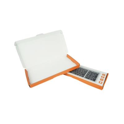 China Custom Logo Keyboard Box Computer Accessories Packaging Box Folding Box Aircraft Box for sale
