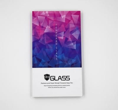 Cina Cartone di imballaggio di carta protettore schermo di vetro temperato per telefono cellulare in vendita