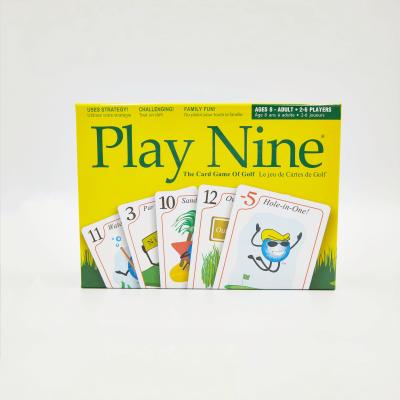 China Playing Cards Custom Packaging Box Card Game Storage Gift Paper Boxes for sale