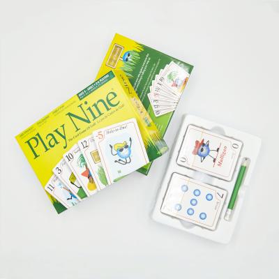 China Playing Cards Custom Packaging Box Card Game Storage Gift Paper Boxes for sale