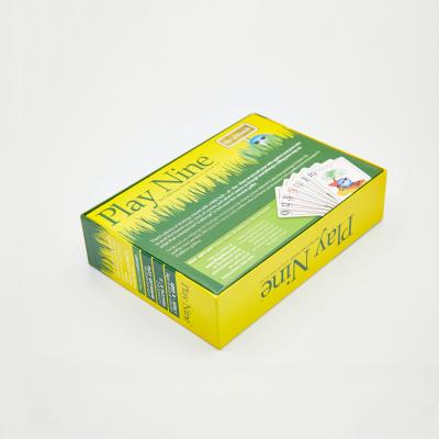 China Playing Cards Custom Packaging Box Card Game Storage Gift Paper Boxes for sale