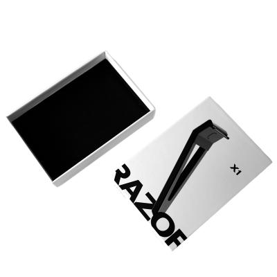 China Razor Packaging Lid And Base Box With Foam Tray Custom Size for sale