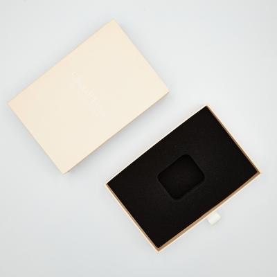 China Phone Cover Cardboard Drawer Boxes , Custom EVA Foam Inner Tray Phone Case Box Packaging for sale