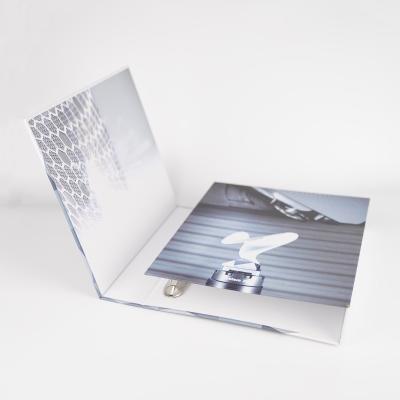 China Wedding Photo Album Book Packaging Custom Logo 4D Ring Binders with Recycled Materials for sale
