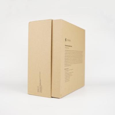 China Custom Bluetooth Headset Boxes Kraft Paper Packaging Box Gift Box Packaging For Wireless Earphone for sale