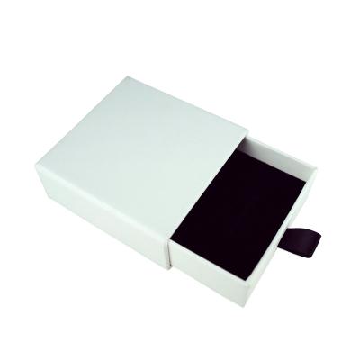 China Custom Size Small Jewelry Ring Box Packaging Gift Box Chipboard Material Structure for Earrings Necklace Bracelet for sale