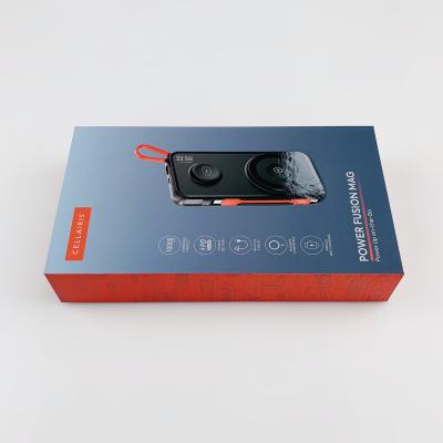 China Personalised Custom Logo Electronic Packaging Magnetic Closure Packaging Box For Power Bank for sale
