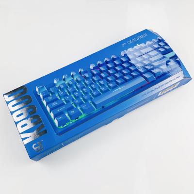 China Custom Branded Box Uv Sliver Hot Stamping Foil Computer Mouse And Keyboard Packaging Box for sale