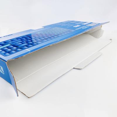 China Custom Branded Box Uv Sliver Hot Stamping Foil Computer Mouse And Keyboard Packaging Box for sale