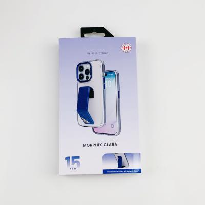 China Wholesale Recyclable phone case Packaging offset printing ink cmyk Custom Phone Case Box Packaging for IPhone 15 16 pro for sale