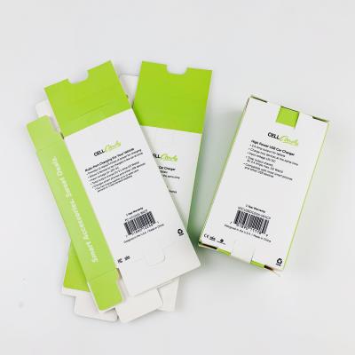 China Premium Cardboard Package Box Glossy UV Printing Box Car Charging foldable Packaging Boxes for sale
