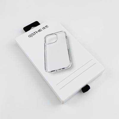 Cina Scatola di imballaggio in cartone con cassetto scorrevole con logo personalizzato per custodia per cellulare con finestre trasparenti e chiusura magnetica in vendita