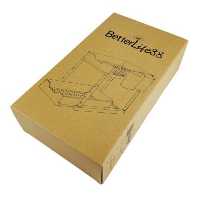 China Custom Foldable Kraft Paper Box Package Corrugated Mailer Shipping Mailing Carton Packaging Boxes For Shelves for sale