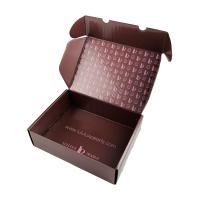 China Customized Logo Glossy Corrugated Paper Box Packaging Box Folding Gift Boxes Package for sale