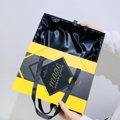 中国 カスタムロゴ包装ヘアエクステンションウィッグ包装箱高級引き出しスライドギフトボックス 販売のため