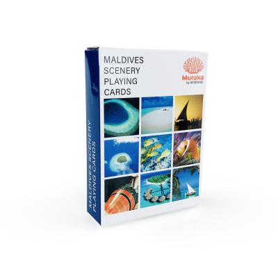 China Custom Logo Standard Size Multiplayer Game Card Printed Paper Poker Playing Cards Set With Foldable Paper Boxes for sale