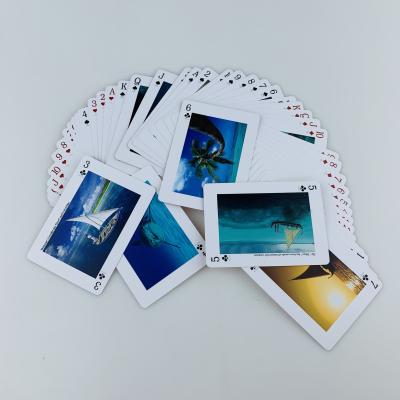 China Custom Logo Standard Size Multiplayer Game Card Printed Paper Poker Playing Cards Set With Foldable Paper Boxes for sale