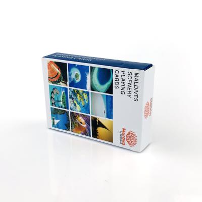 China Custom Logo Standard Size Multiplayer Game Card Printed Paper Poker Playing Cards Set With Foldable Paper Boxes for sale