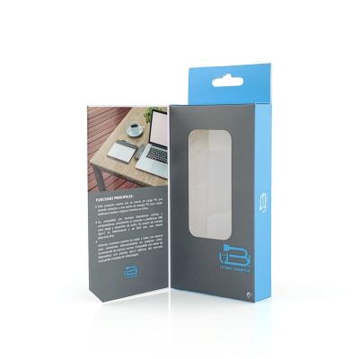 China Custom Logo Foldable boxes for products Memory packaging boxes Electronics cardboard paper packaging boxes with PVC/PET Window for sale