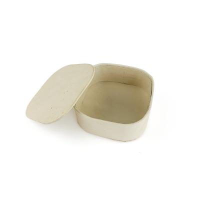 China Custom Eco-Friendly Linen texture Embossed Kraft Paper jewelry Gift Box packaging with lid cover for Jewelry Gift Set for sale