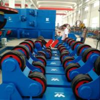 China PU Roller Self Aligning Welding Rotator for sale