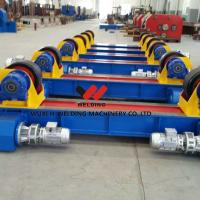 China Circular Pipe Vessel Welding Turning Roller 10T Bolt Adjustable Welded Rotator for sale