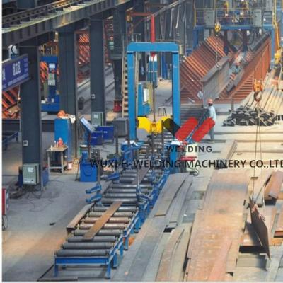 China Línea del haz de la máquina H de la asamblea del haz del motor servo H automática para la estructura de acero en venta