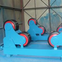 China 150T Self Aligning Welding Rotator Auto Adjusted VFD Control Welding Rotator for sale