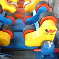 China 150T Self Aligning Welding Rotator Auto Adjusted VFD Control Welding Rotator for sale