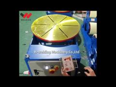 Automatic Pipe Tank Elevating Welding Positioner With T Slots Clamping Work Piece