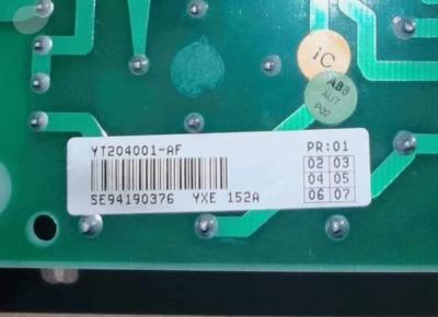 China YXE152A YT204001-AF ABB Robotic Control Card for sale